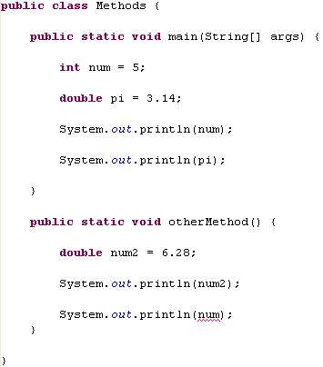 Java Example Of A Method